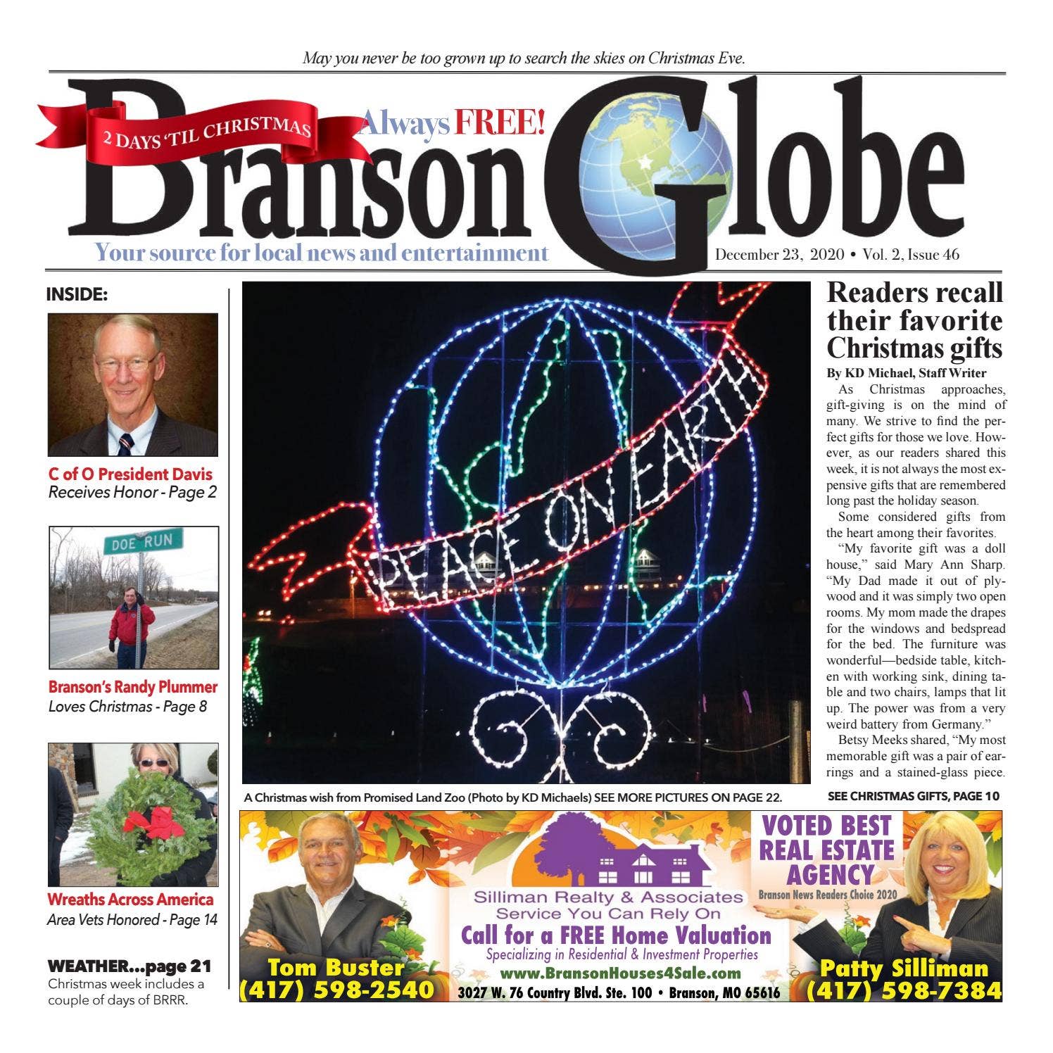 Branson Globe, December 23, 2020 by bransonglobe - Issuu