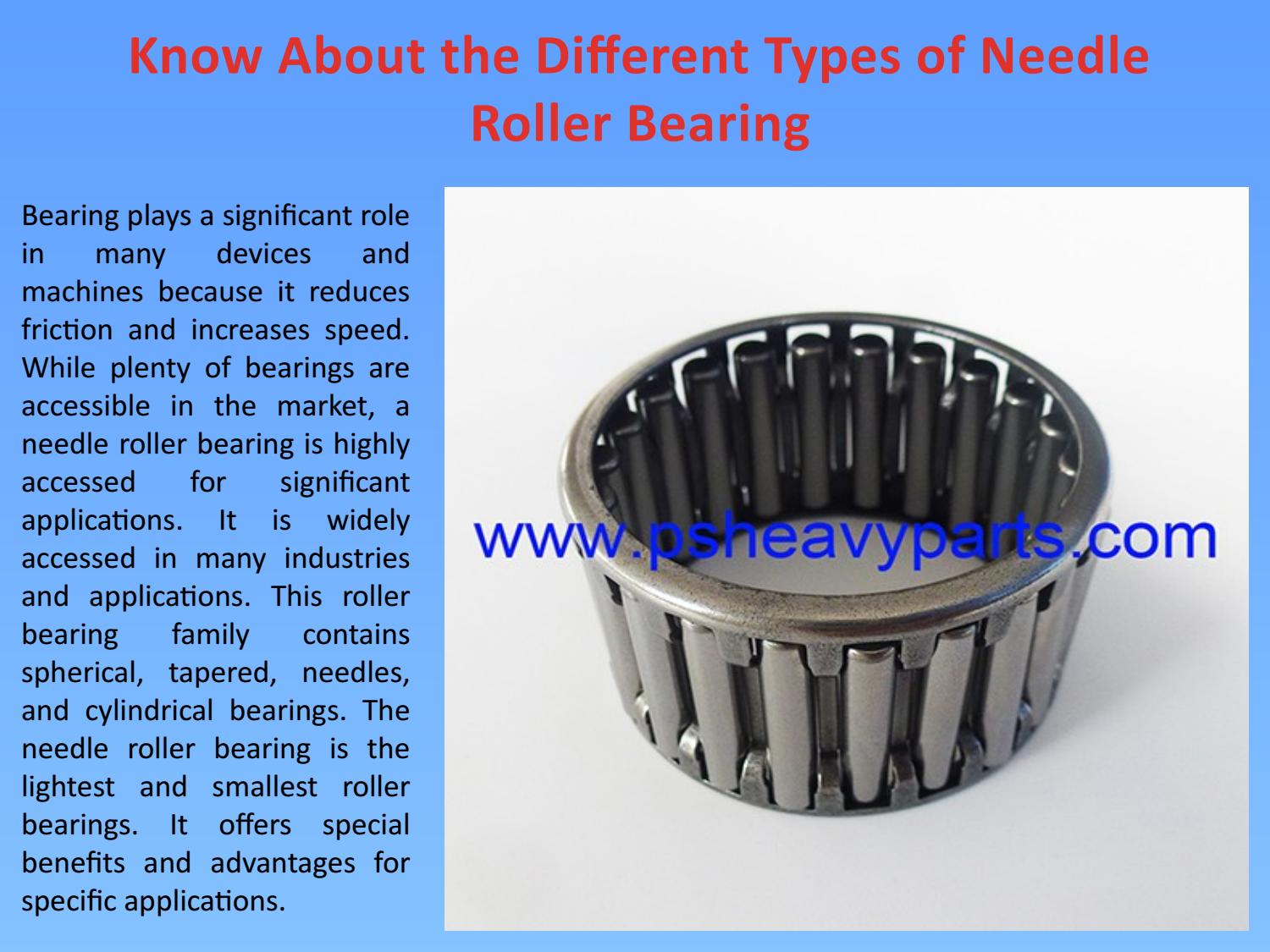 Different Types Of Needle Roller Bearing at Tanya Farris blog