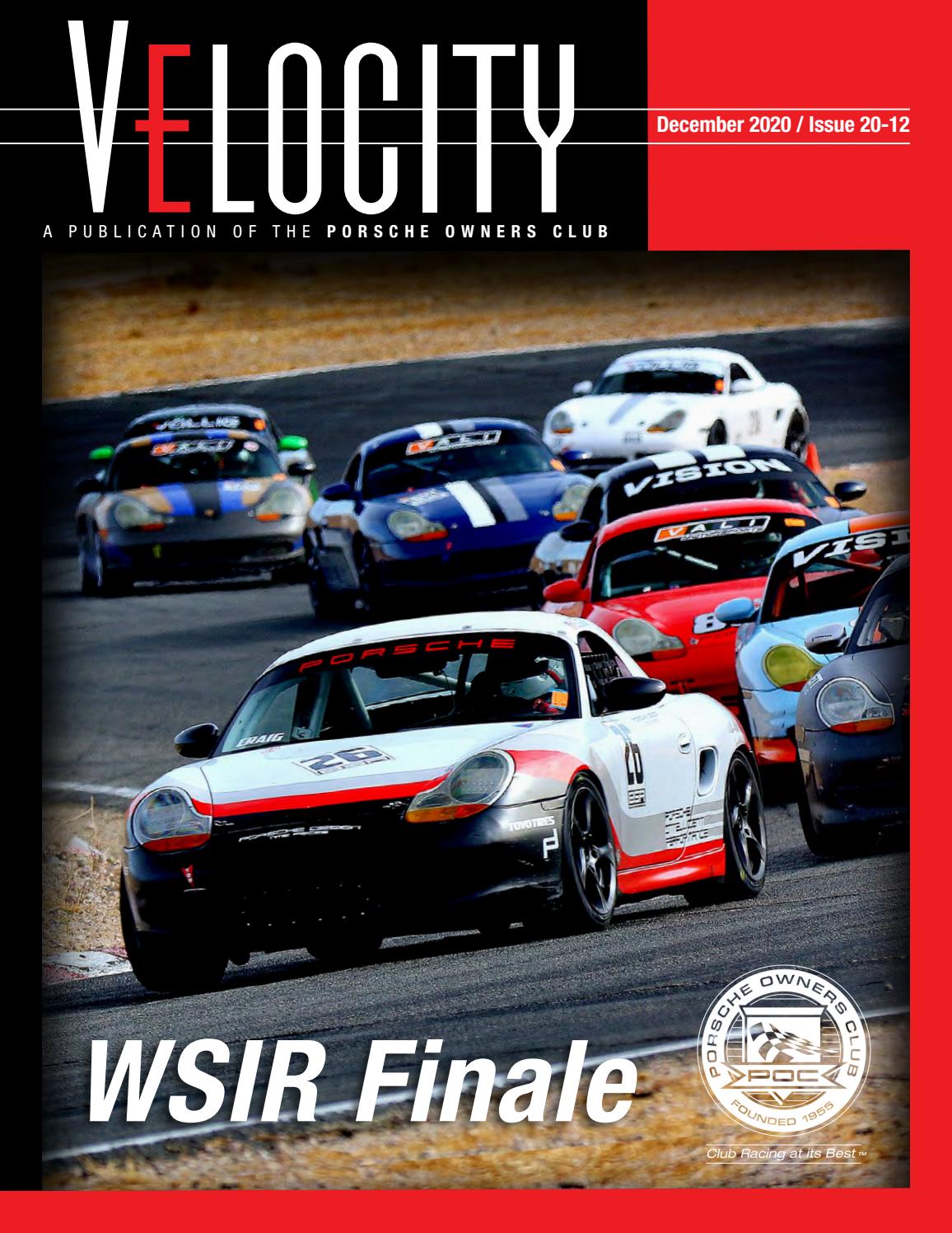 December Velocity Magazine - Issue - 20-12 by Porsche Owners Club - Issuu