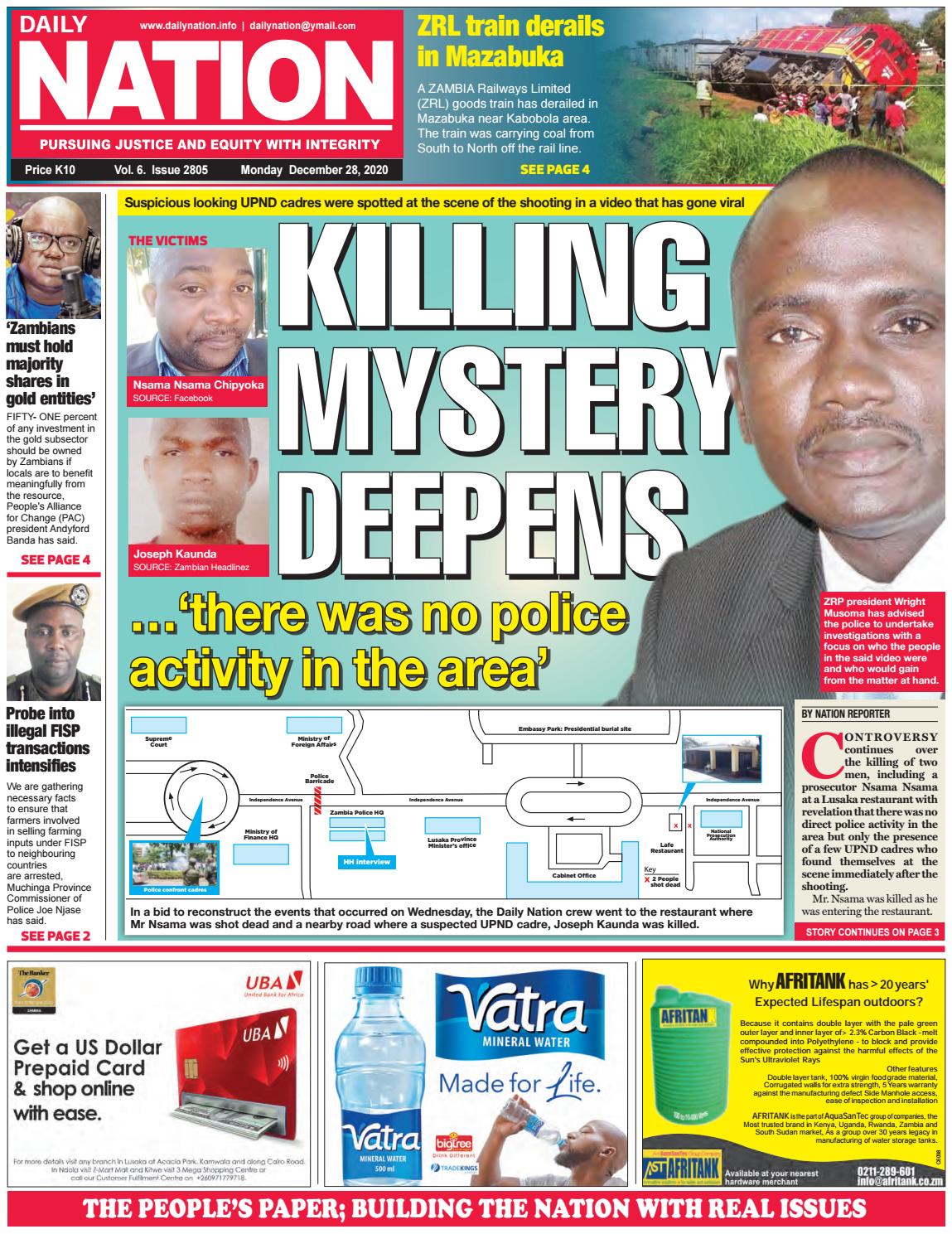 DAILY NATION Monday December 28, 2020 by dailynation - Issuu