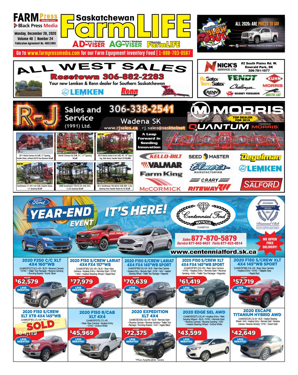 Saskatchewan Farm Life, December 28, 2020 by Black Press Media Group ...