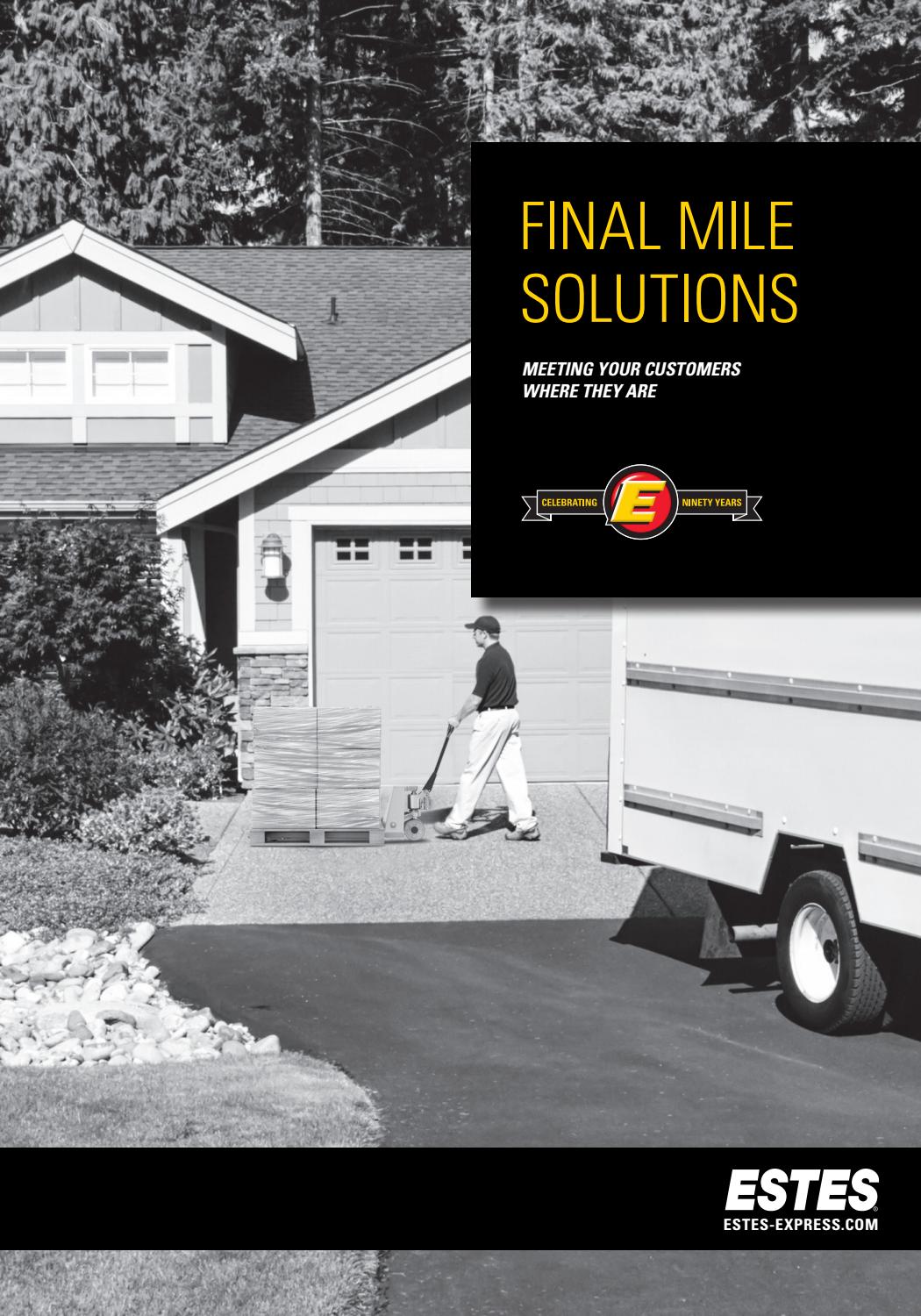 Estes Final Mile Delivery by Estes - Issuu