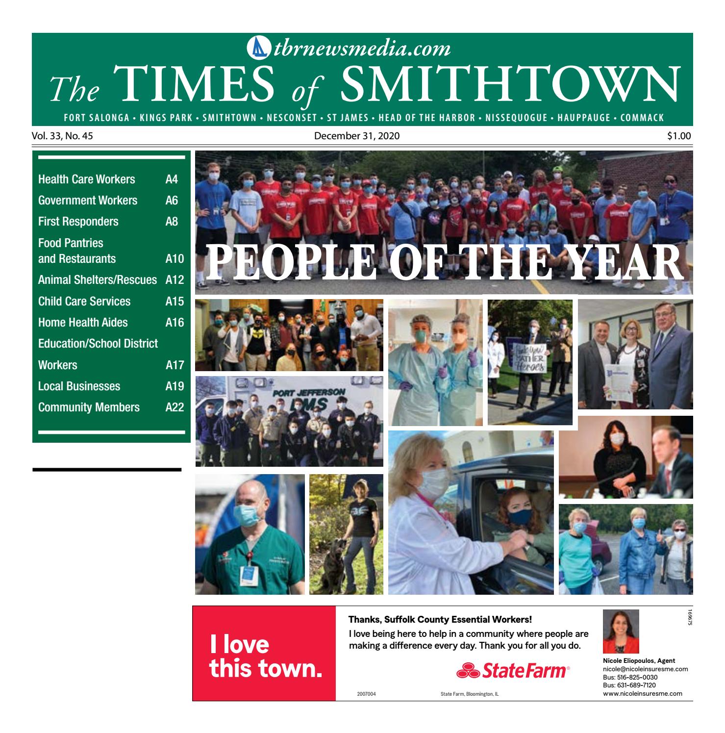 The Times of Smithtown - December 31, 2020 by TBR News Media - Issuu