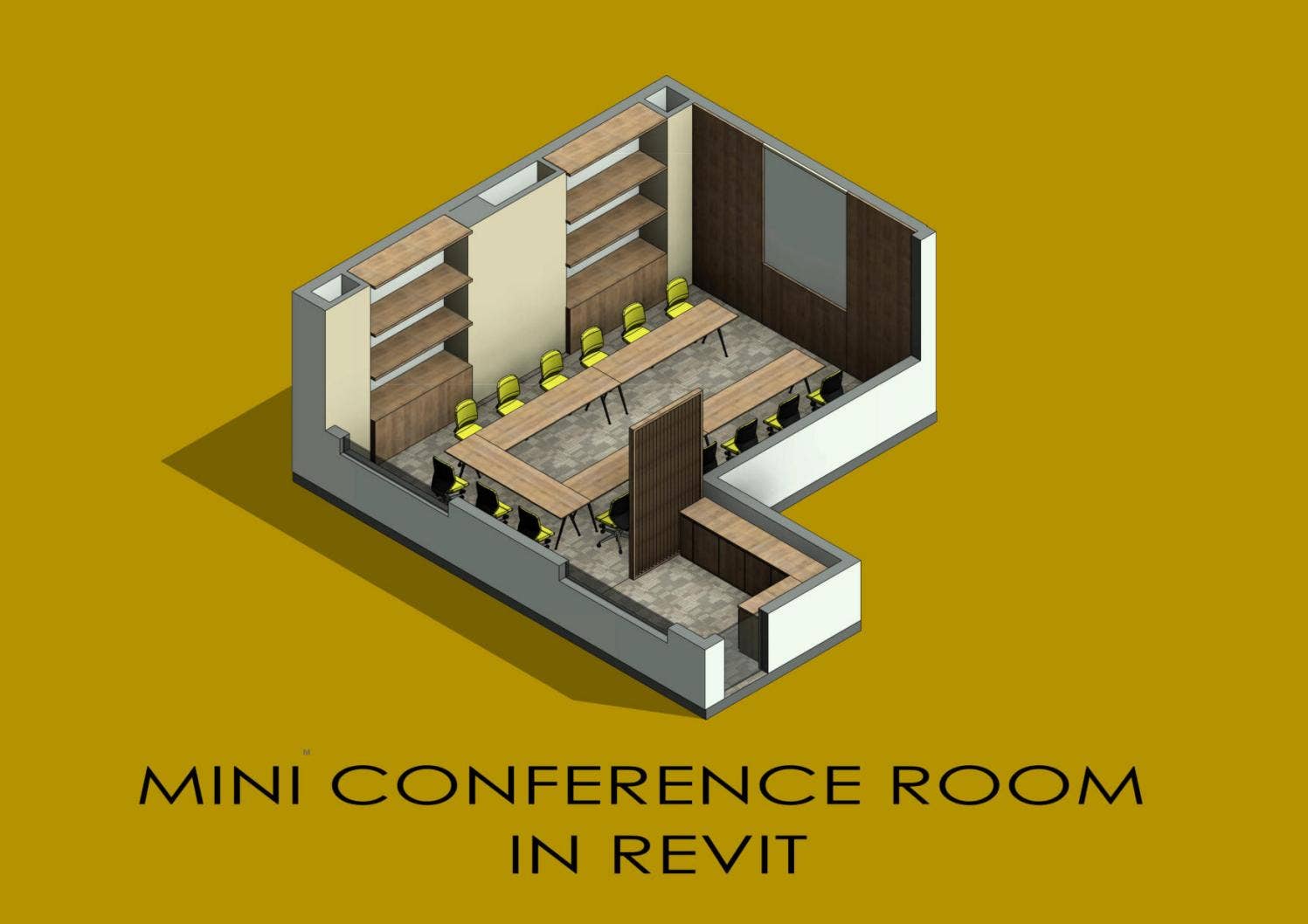 PPA MAIN BUILDING MEETING ROOM INTERIORS IN REVIT by Architect Anil ...