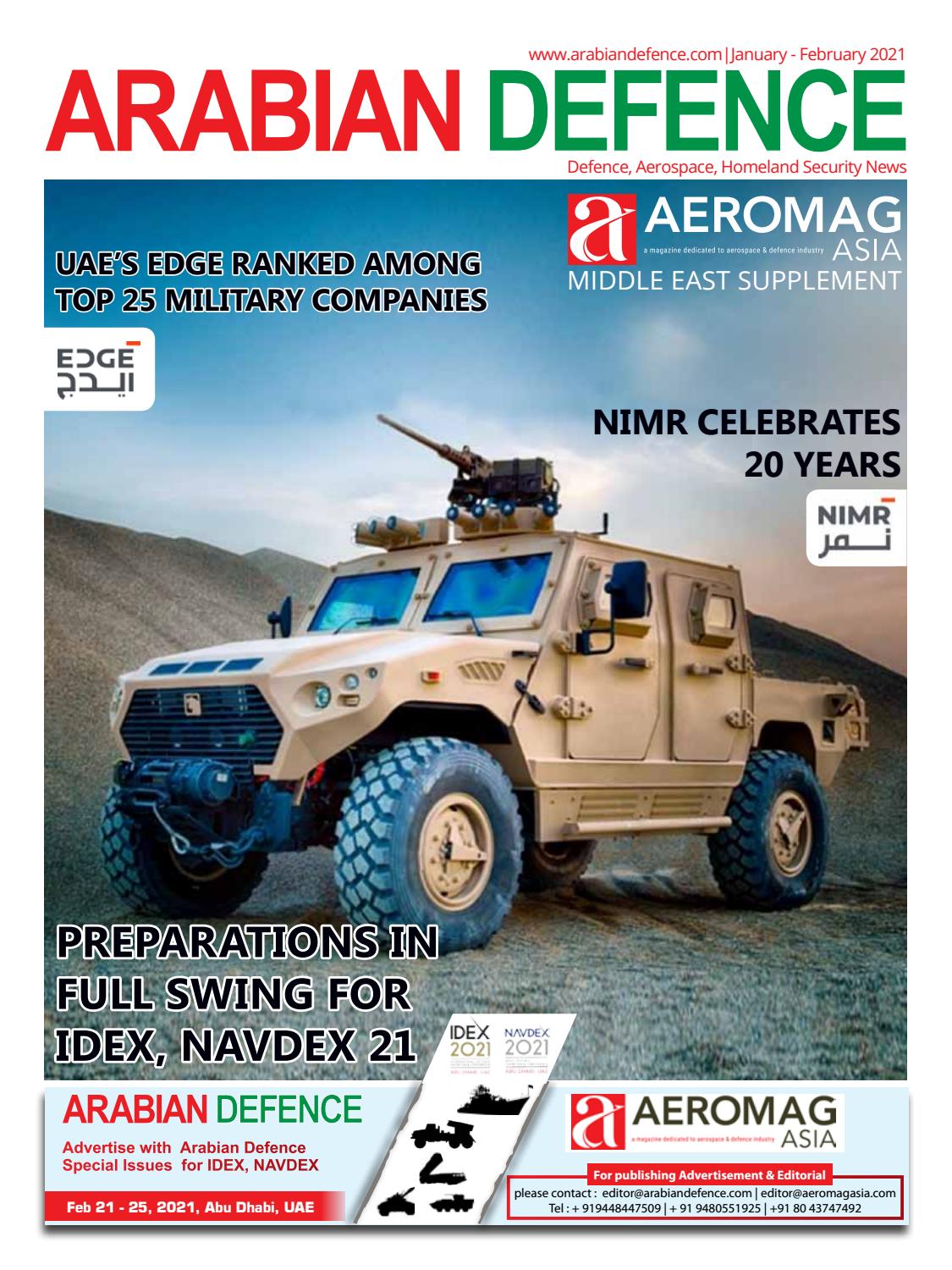 ARABIAN DEFENCE : 2021 JAN - FEB by Aeromag - Issuu