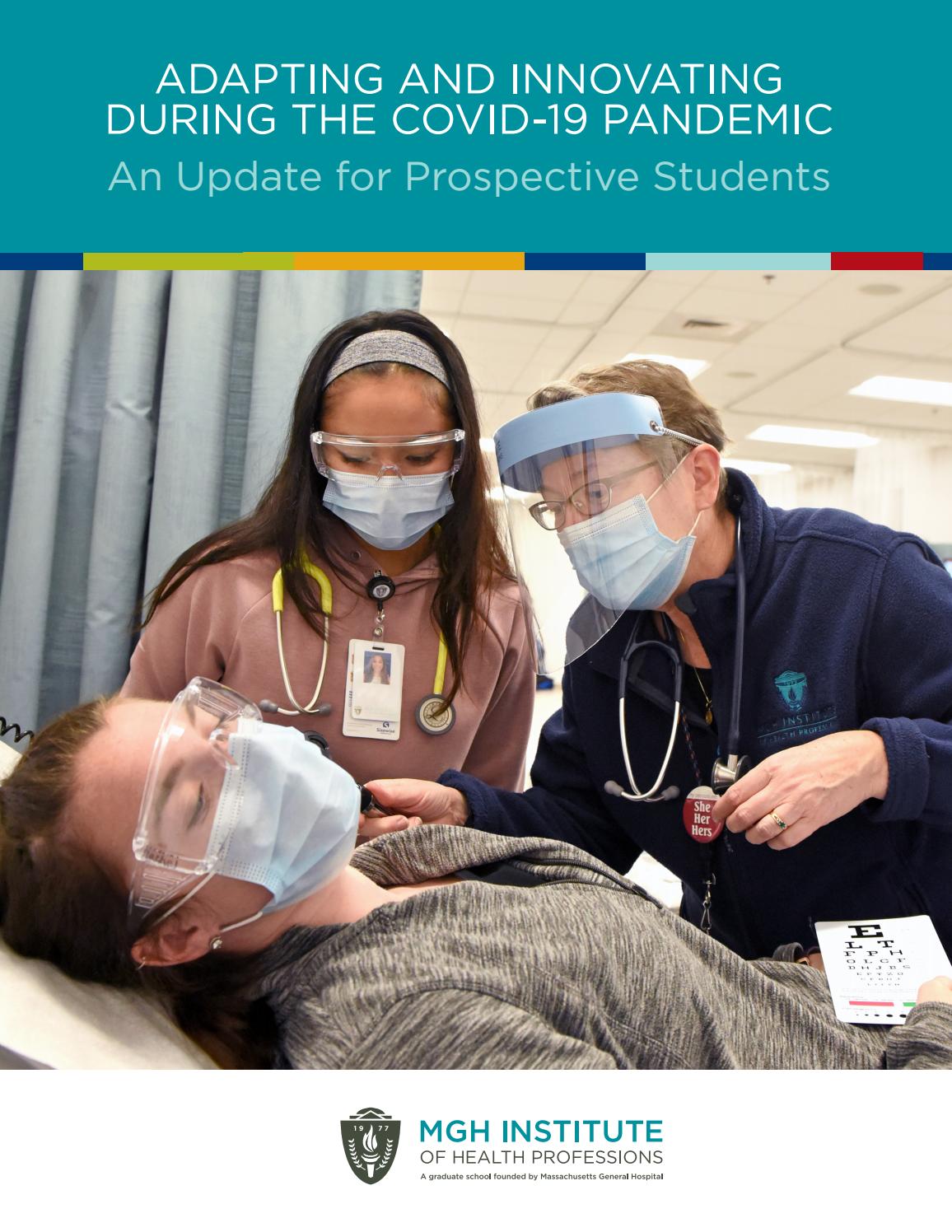 MGH Institute of Health Professions Adapting to COVID-19 - A Guide for ...