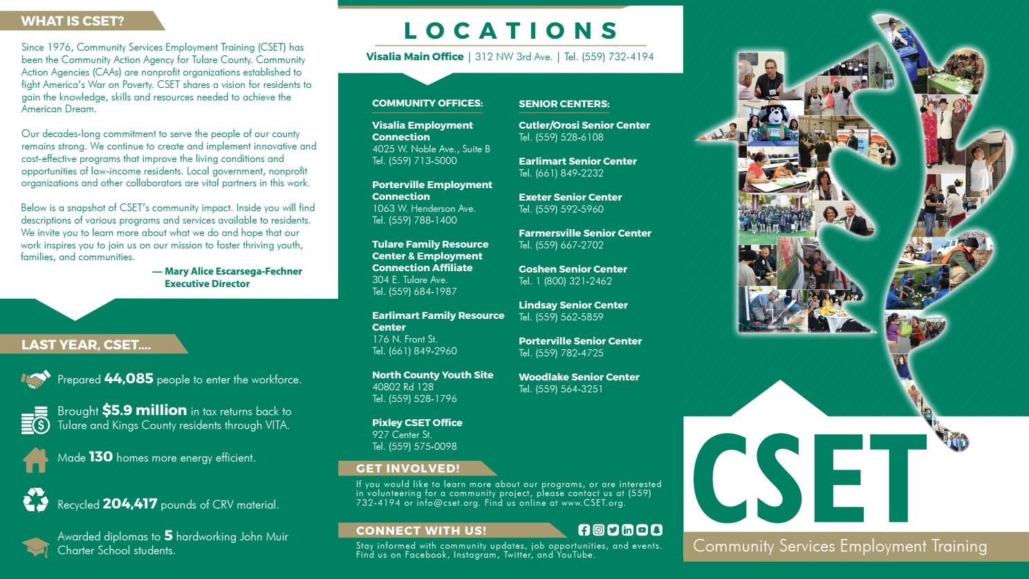 CSET Brochure (English) by Community Services Employment Training (CSET ...