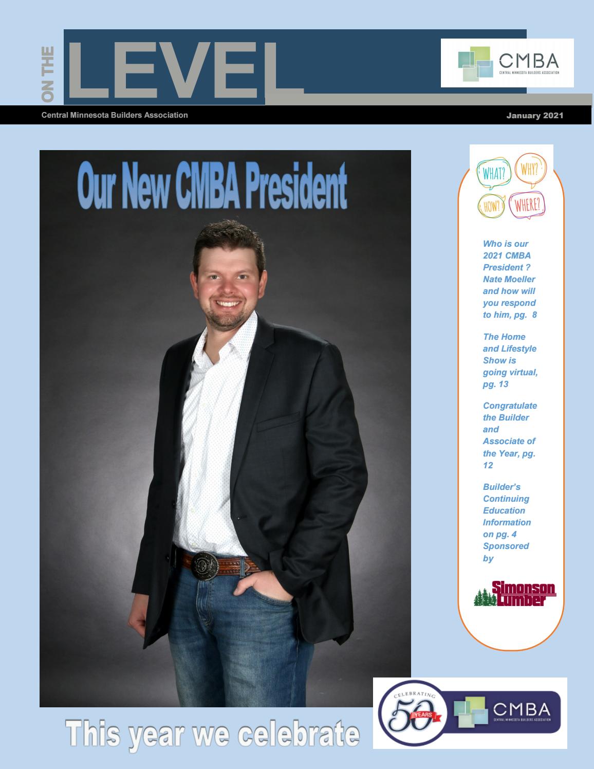 CMBA January 2021 On The Level by cmba-on-the-level - Issuu