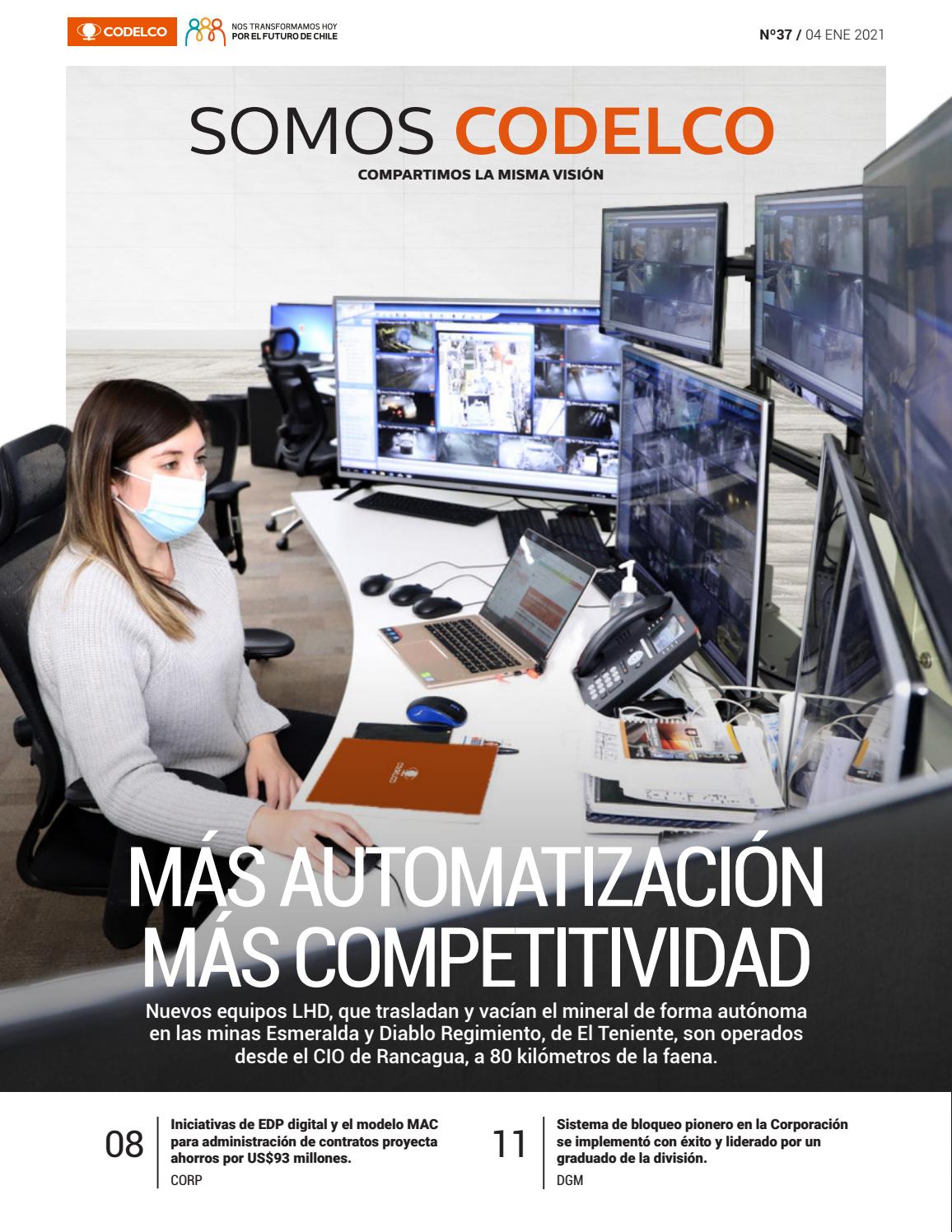 Somos Codelco | Revista 37 | 04 de enero 2021 by Mi Codelco - Issuu