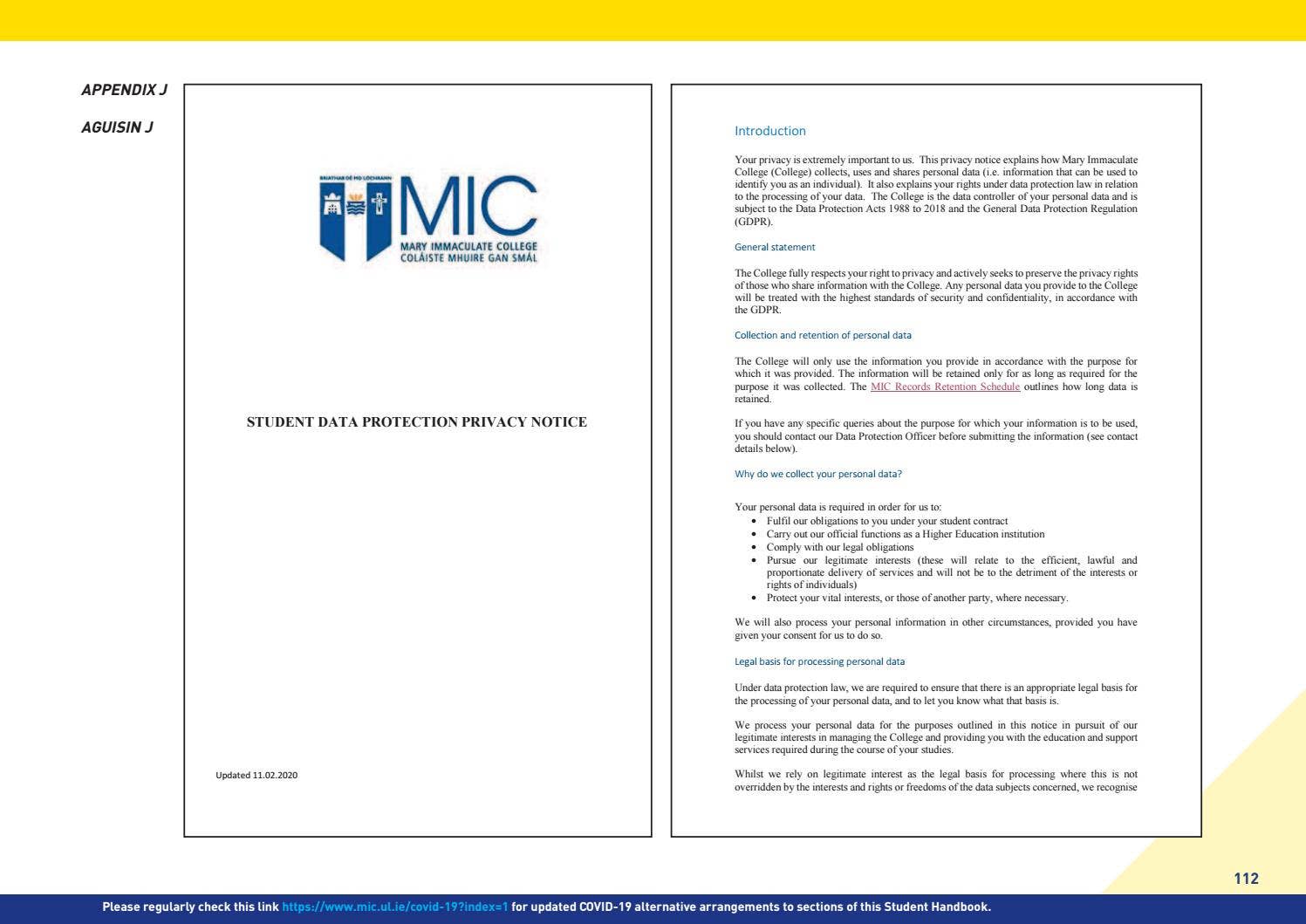 MIC Student Handbook 2020-21 by micireland - Issuu