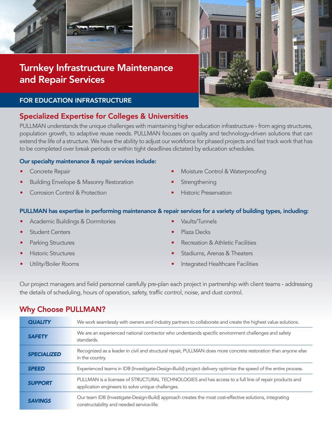 Higher Education - PULLMAN by Structural Group, Inc. - Issuu