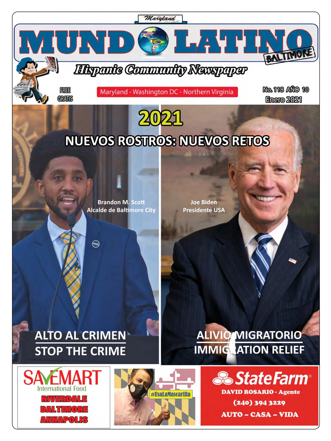 Mundo Latino - Enero 2021 by Baltimore Latino Newspaper - Issuu