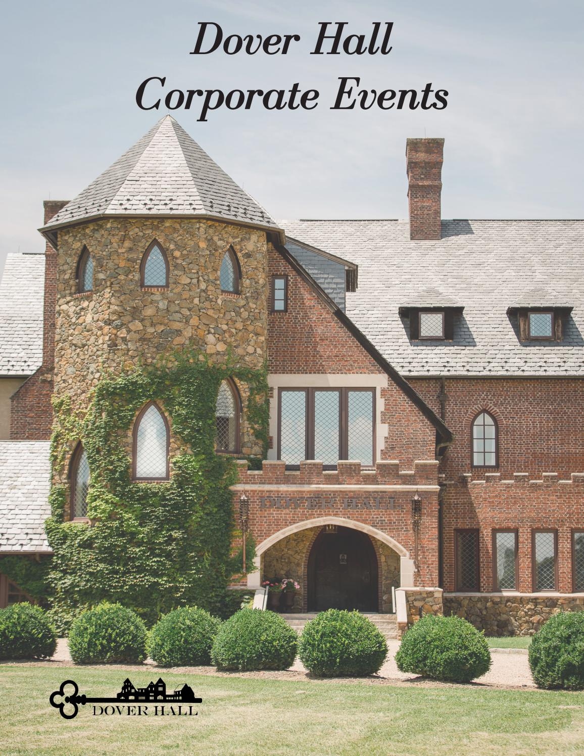 Dover Hall Corporate Brochure Winter 2020 by Dover Hall - Issuu