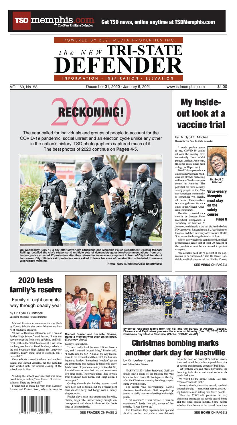 The New Tri-State Defender -- December 31, 2020 - January 6, 2020 by ...