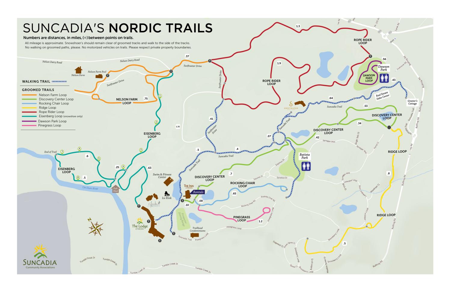 Suncadia Nordic Trail Map by Suncadia Resort - Issuu