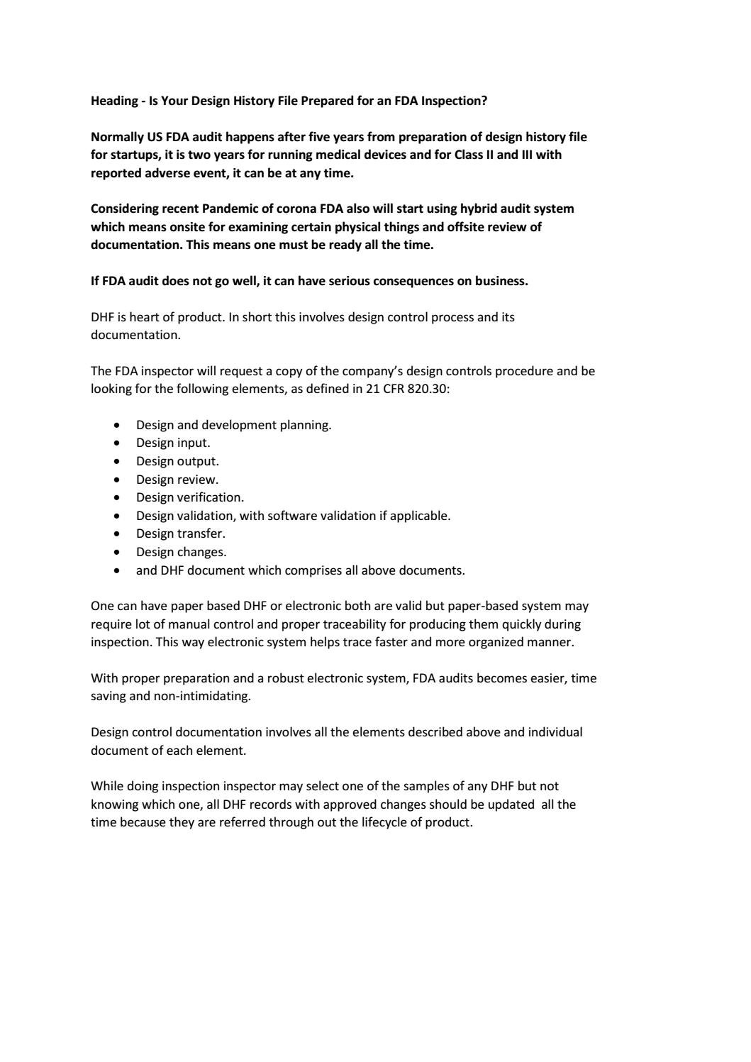 is-your-design-history-file-prepared-for-an-fda-inspection-by-iziel-group-issuu