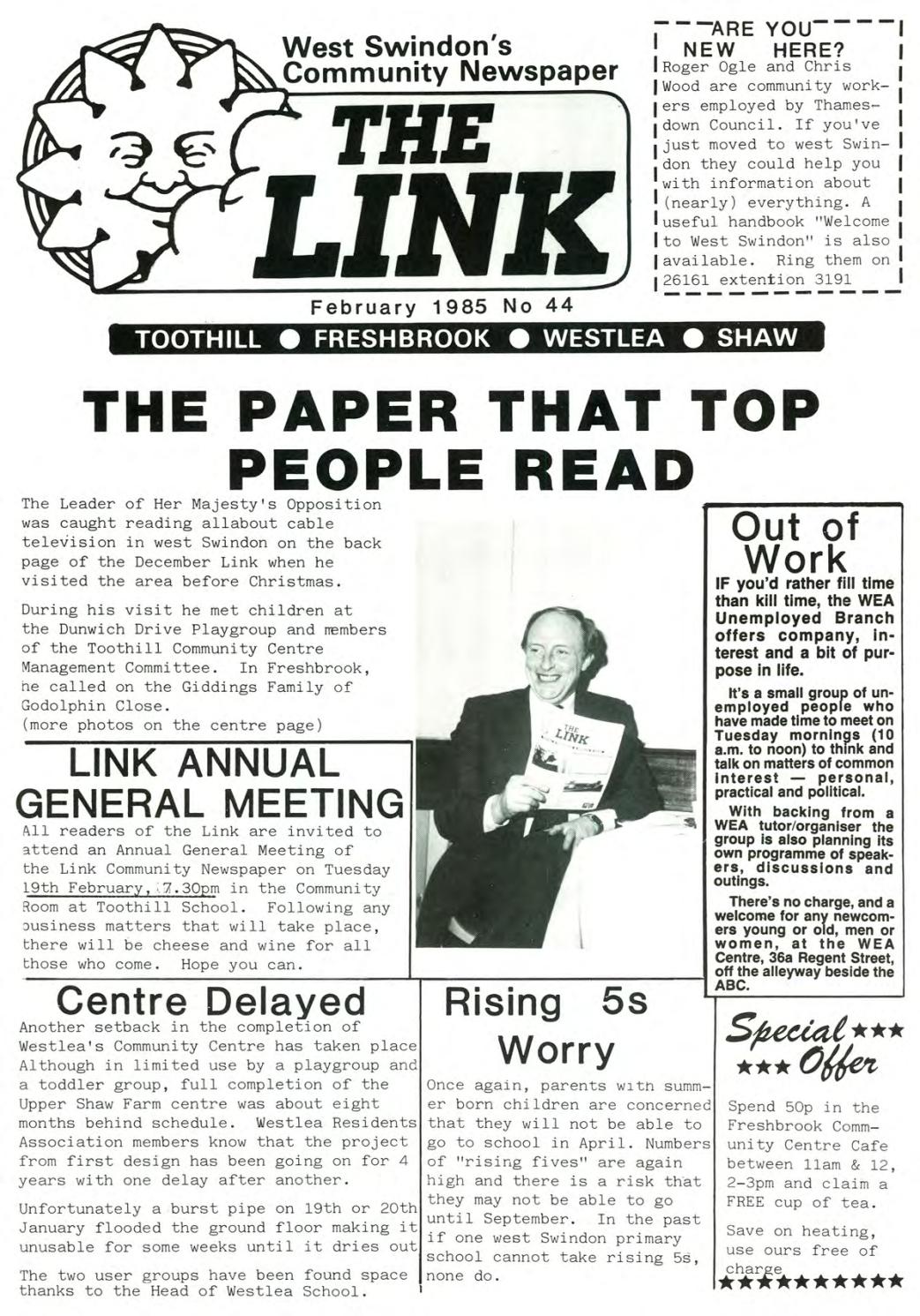 Feb 85 To Dec 85 By Swindonlink6 Issuu