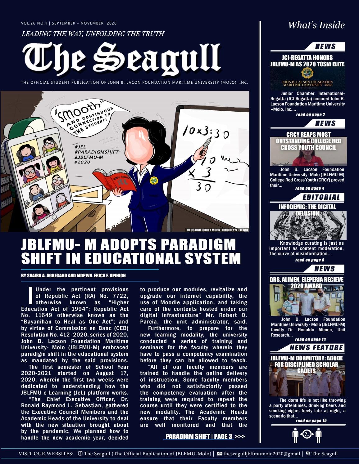 The Seagull Newsletter Issue by The Seagull - Issuu