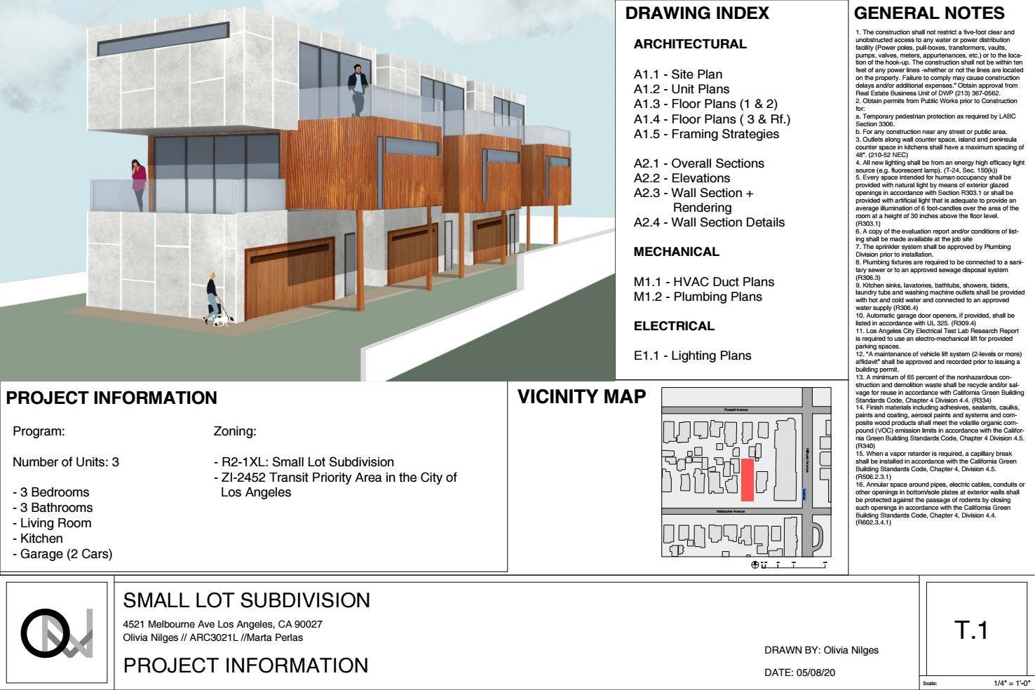 Small Lot Subdivision Drawing Set by Olivia N. - Issuu