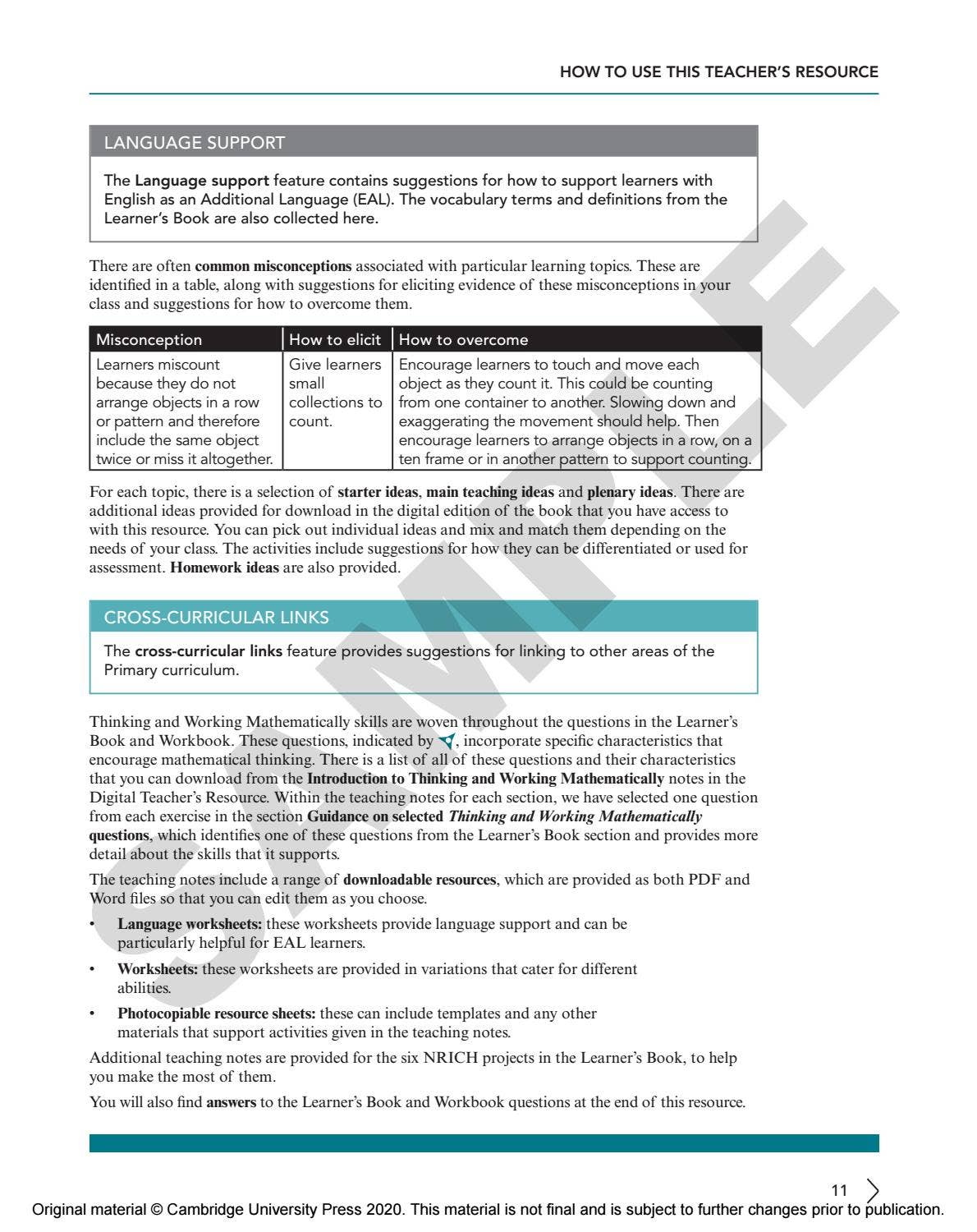 Primary Mathematics Teacher's Resource 1 Sample by Cambridge ...