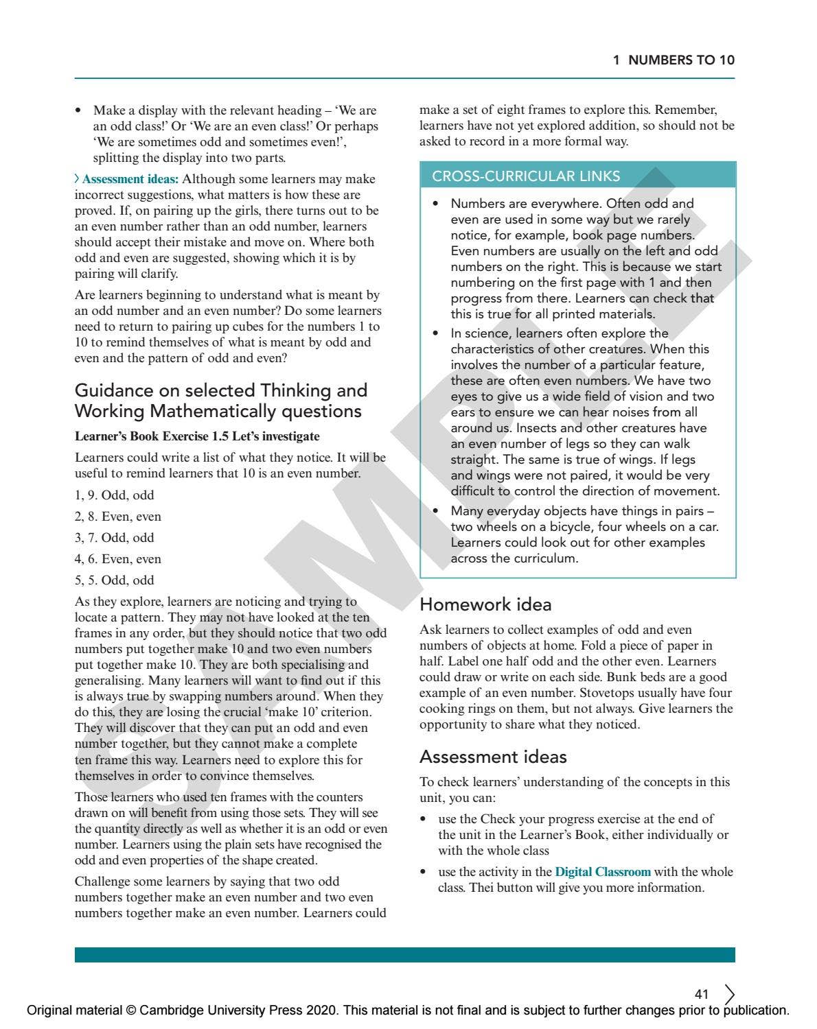 Primary Mathematics Teacher's Resource 1 Sample by Cambridge ...