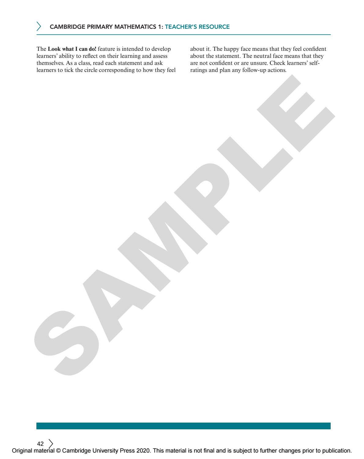 Primary Mathematics Teacher's Resource 1 Sample by Cambridge ...