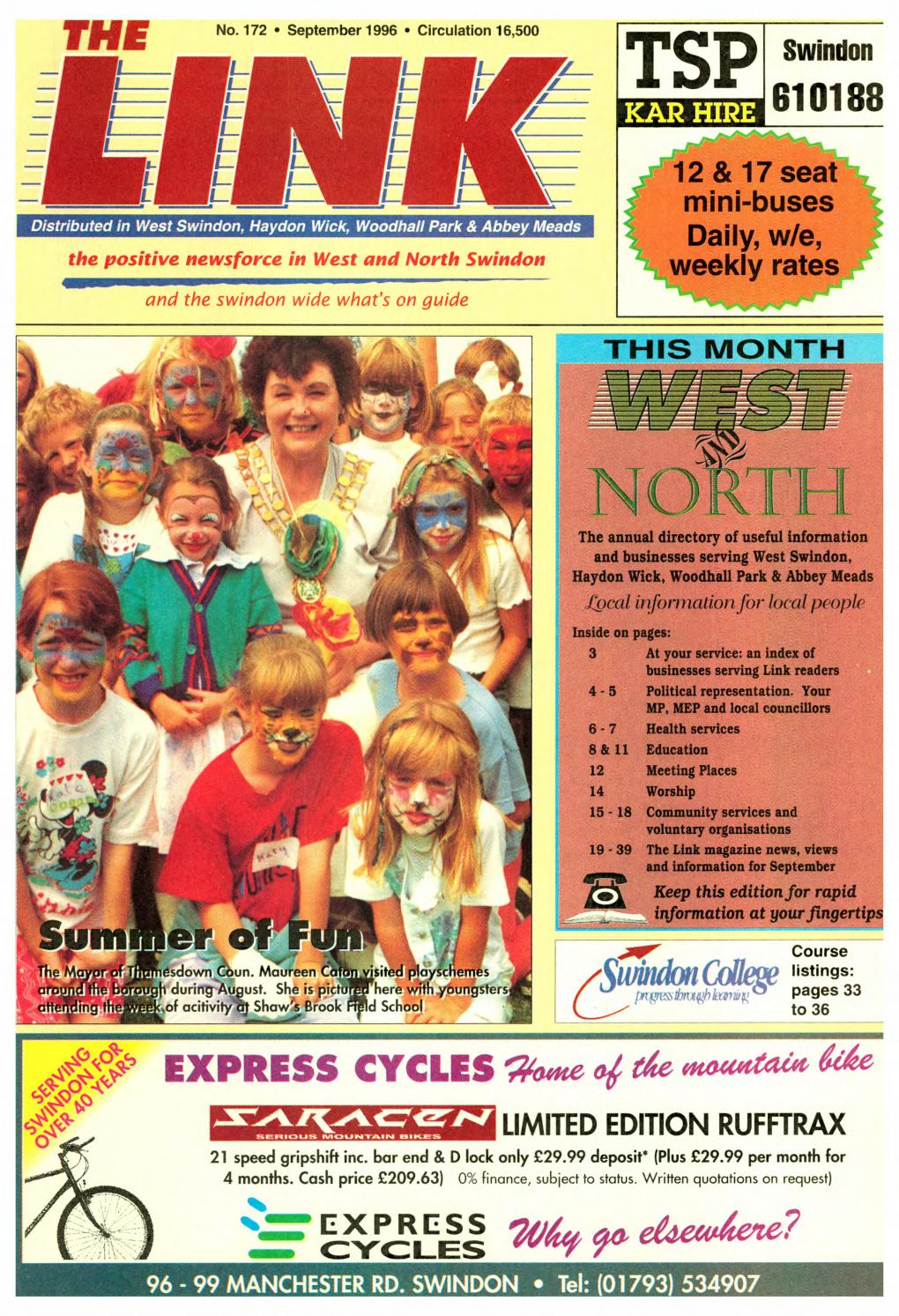 September 1996 Swindon Link by swindonlink6 - Issuu