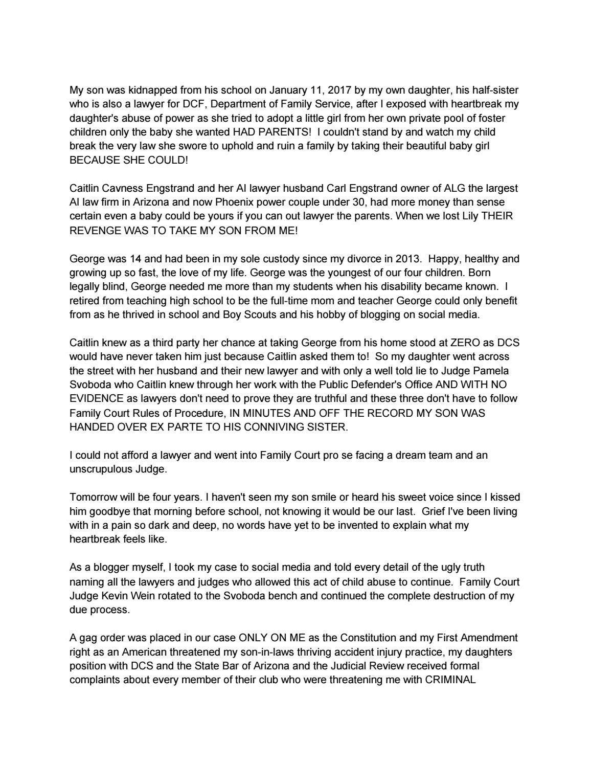 My Daughter The Lawyer Sent Me To Jail by Laura Cavness - Issuu