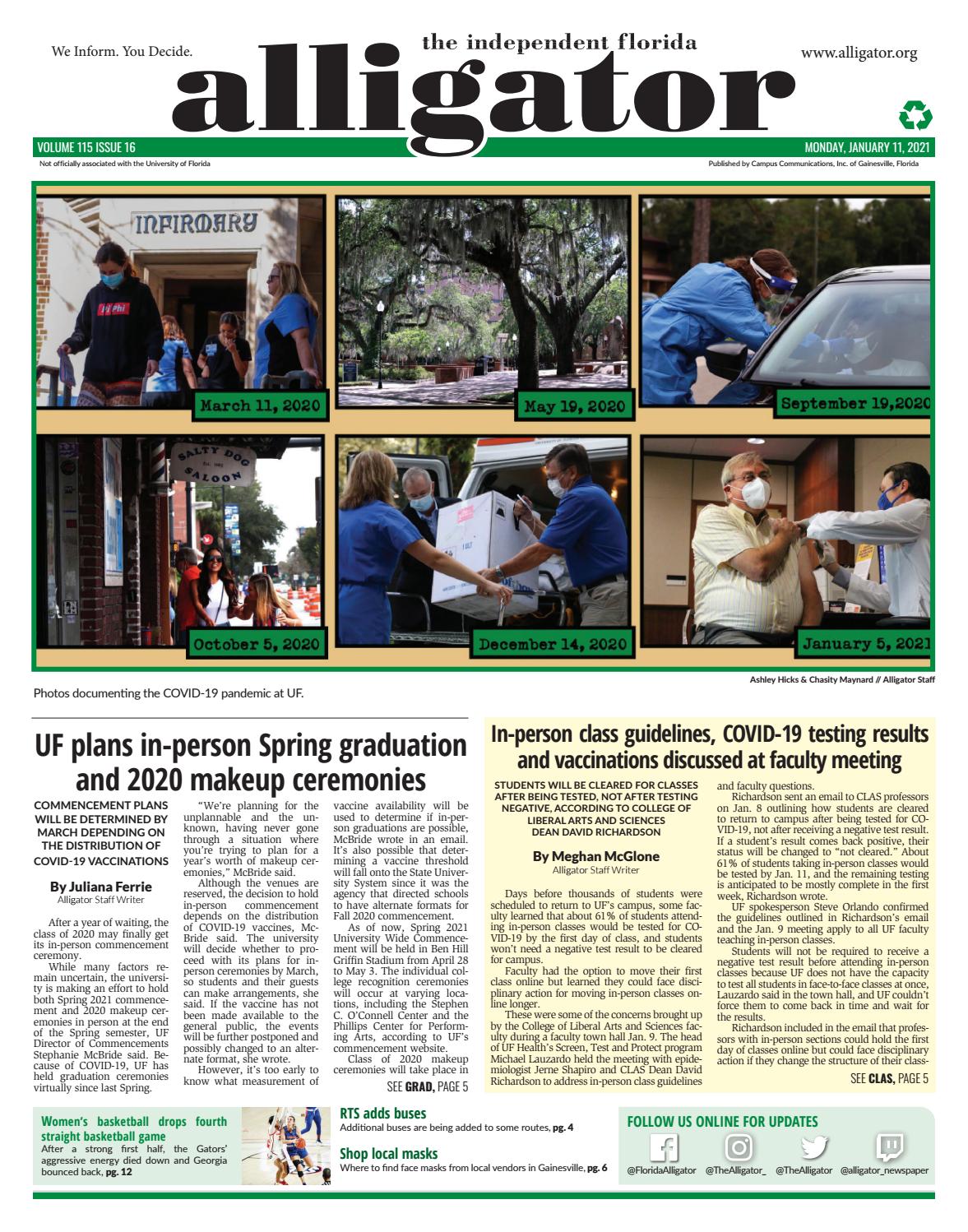 Monday, 1/11/2021 by The Independent Florida Alligator - Issuu
