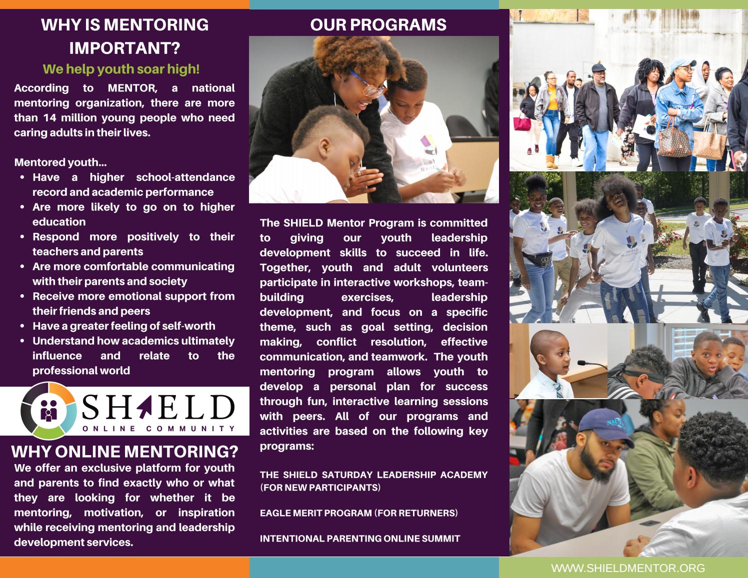 Digital SHIELD Recruitment Brochure by SHIELD Mentor Program - Issuu