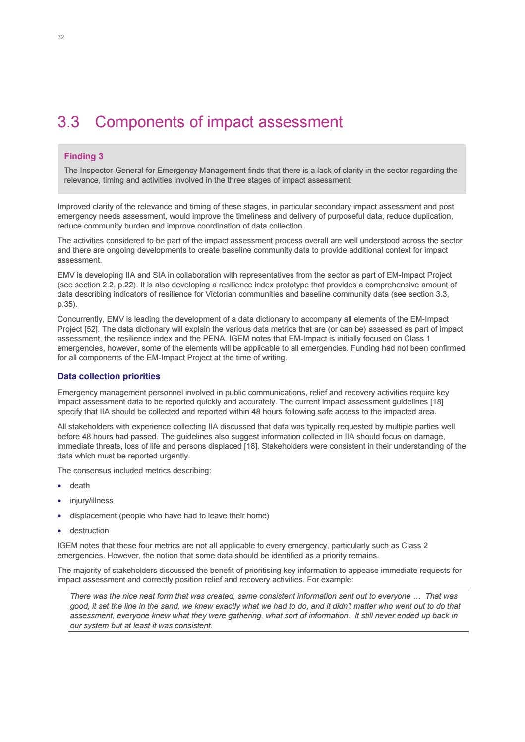 Impact assessment and consequence management by igemvic - Issuu