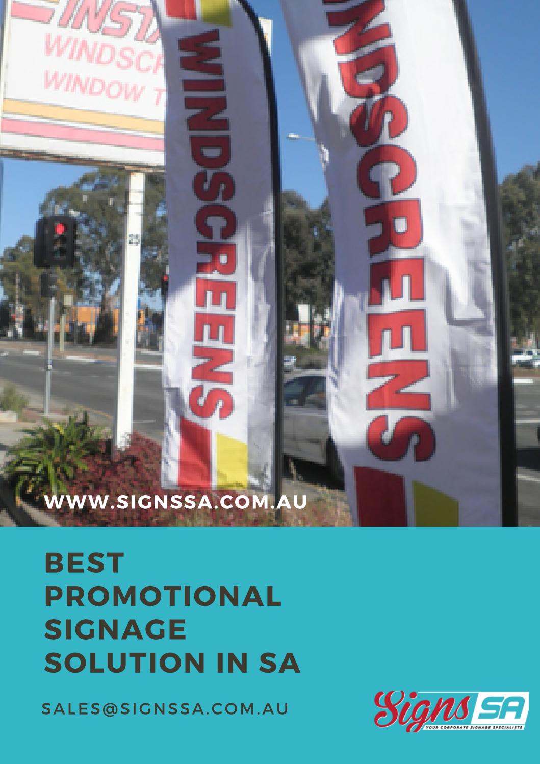 Best Promotional & Shop Flags in Adelaide by SignsSA - Issuu