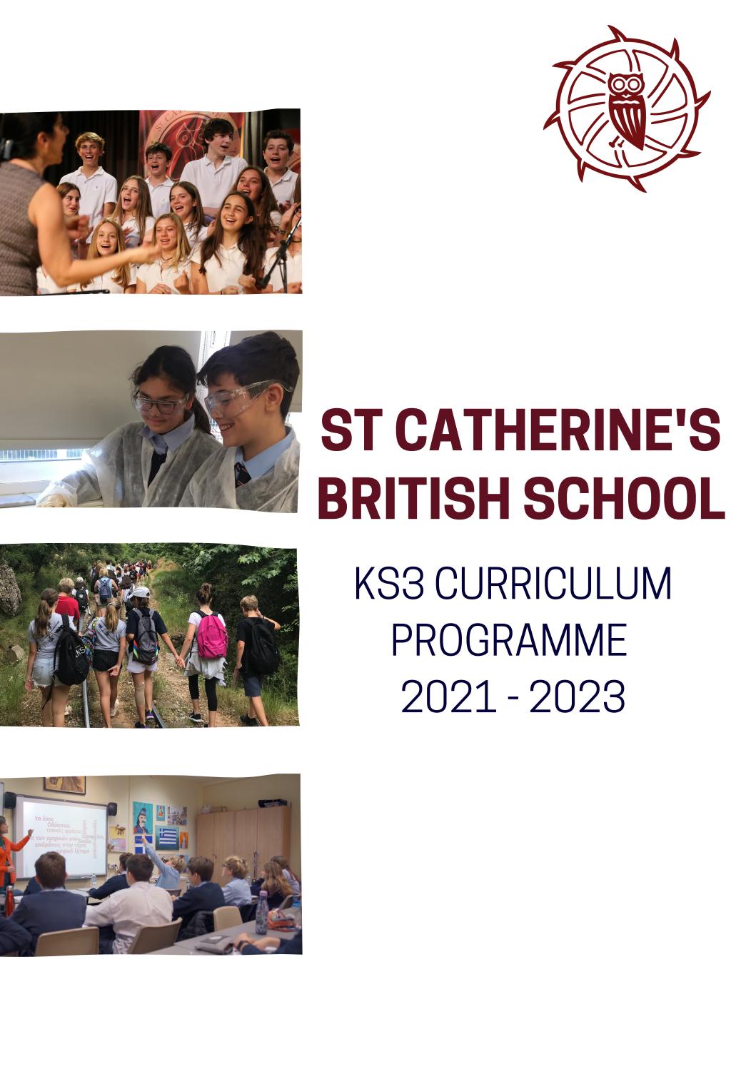 KS3 Curriculum Programme 2021 - 2023 by St. Catherine's British School ...