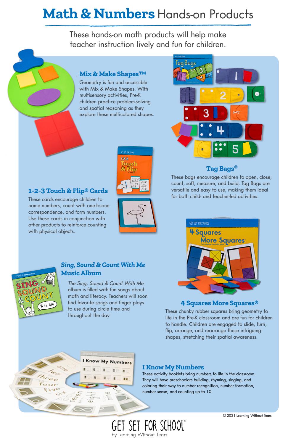 Get Set for School Numbers and Math Hands-On Materials by Learning ...