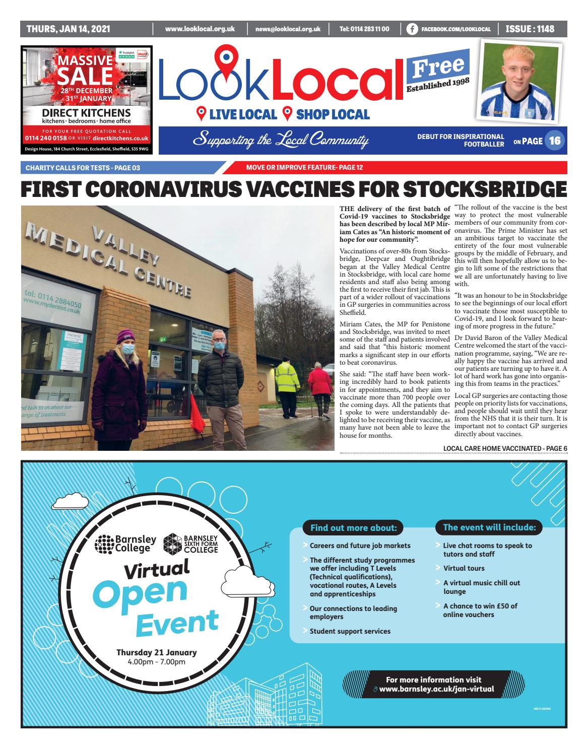 Issue 1148 Thursday 14 January 2021 by Look Local Newspaper - Issuu