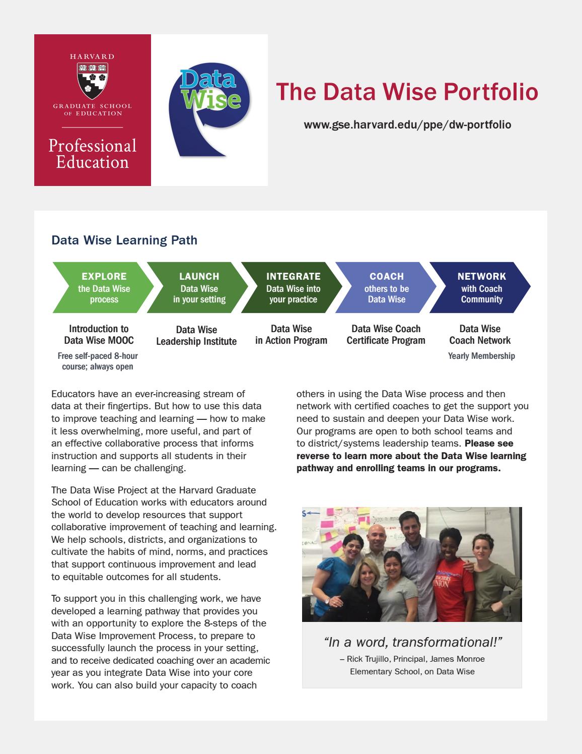Datawise 2021 by Professional Education HGSE - Issuu