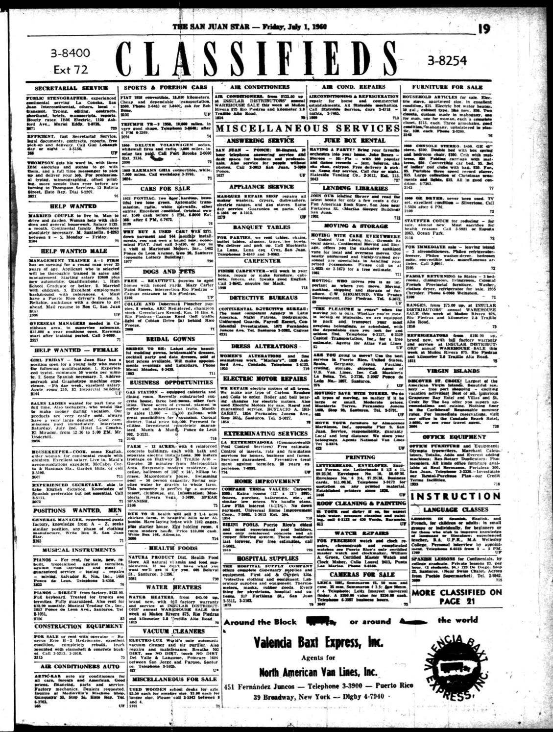 The San Juan Star (July 1, 1960) by La Colección Puertorriqueña - Issuu