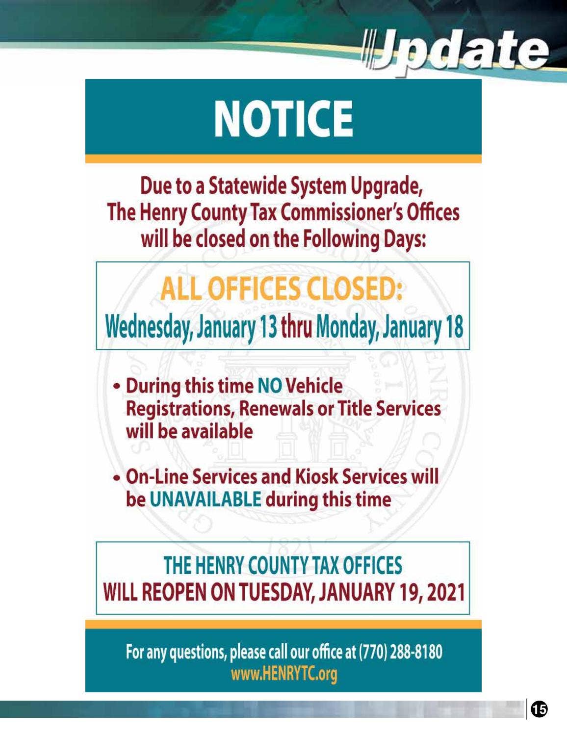 Henry County Update - Newsletter by Henry County Government - Issuu