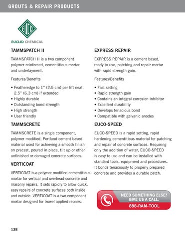 Concrete Catalog - 4th Edition by Ram Tool Construction Supply Co. - Issuu
