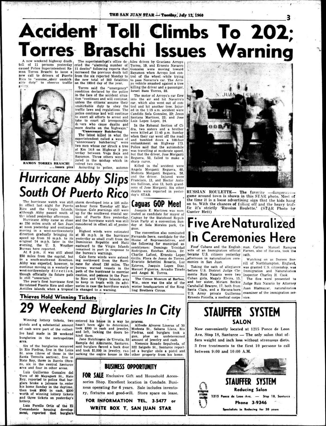 The San Juan Star (July 12, 1960) by La Colección Puertorriqueña - Issuu