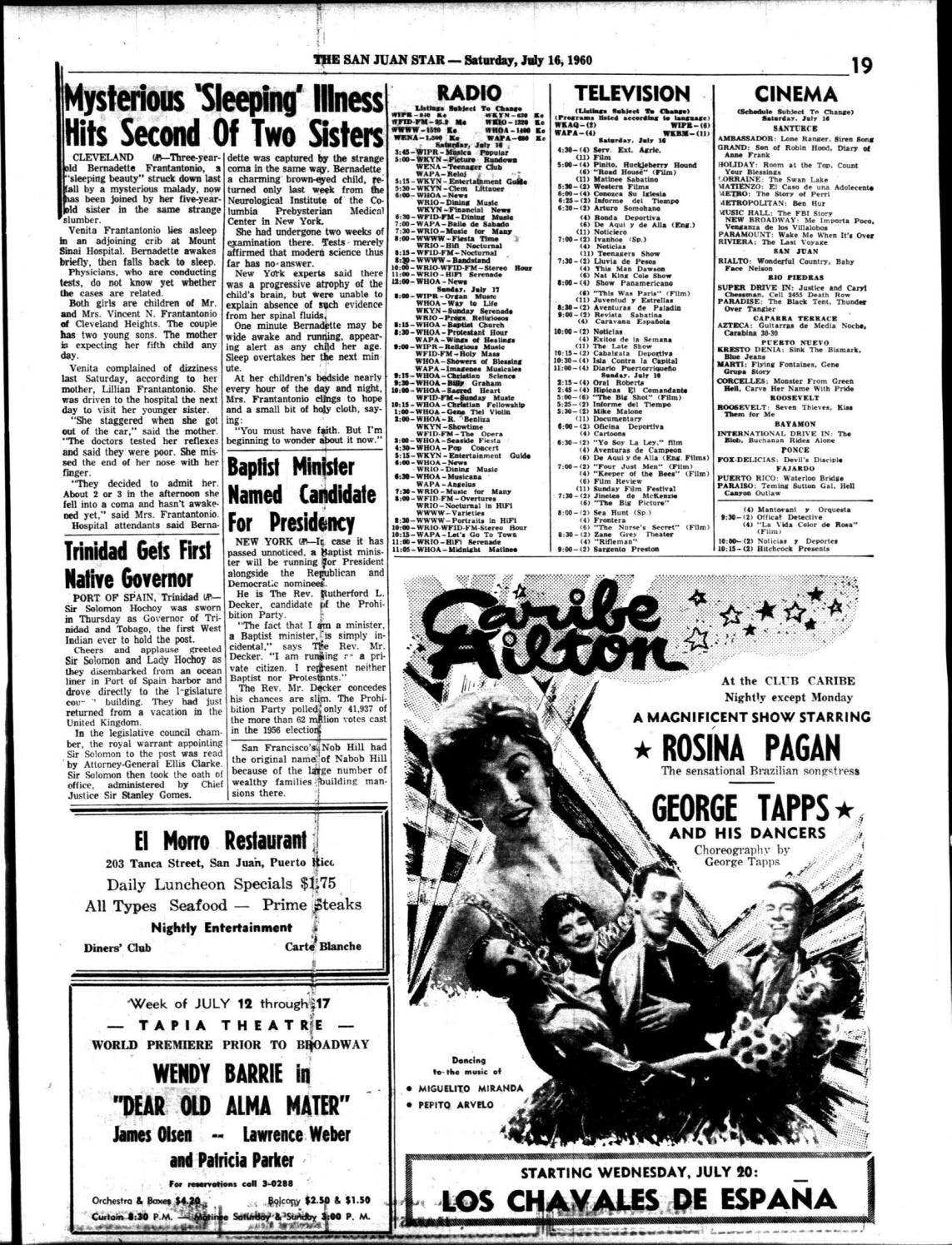 The San Juan Star (July 16, 1960) by La Colección Puertorriqueña - Issuu