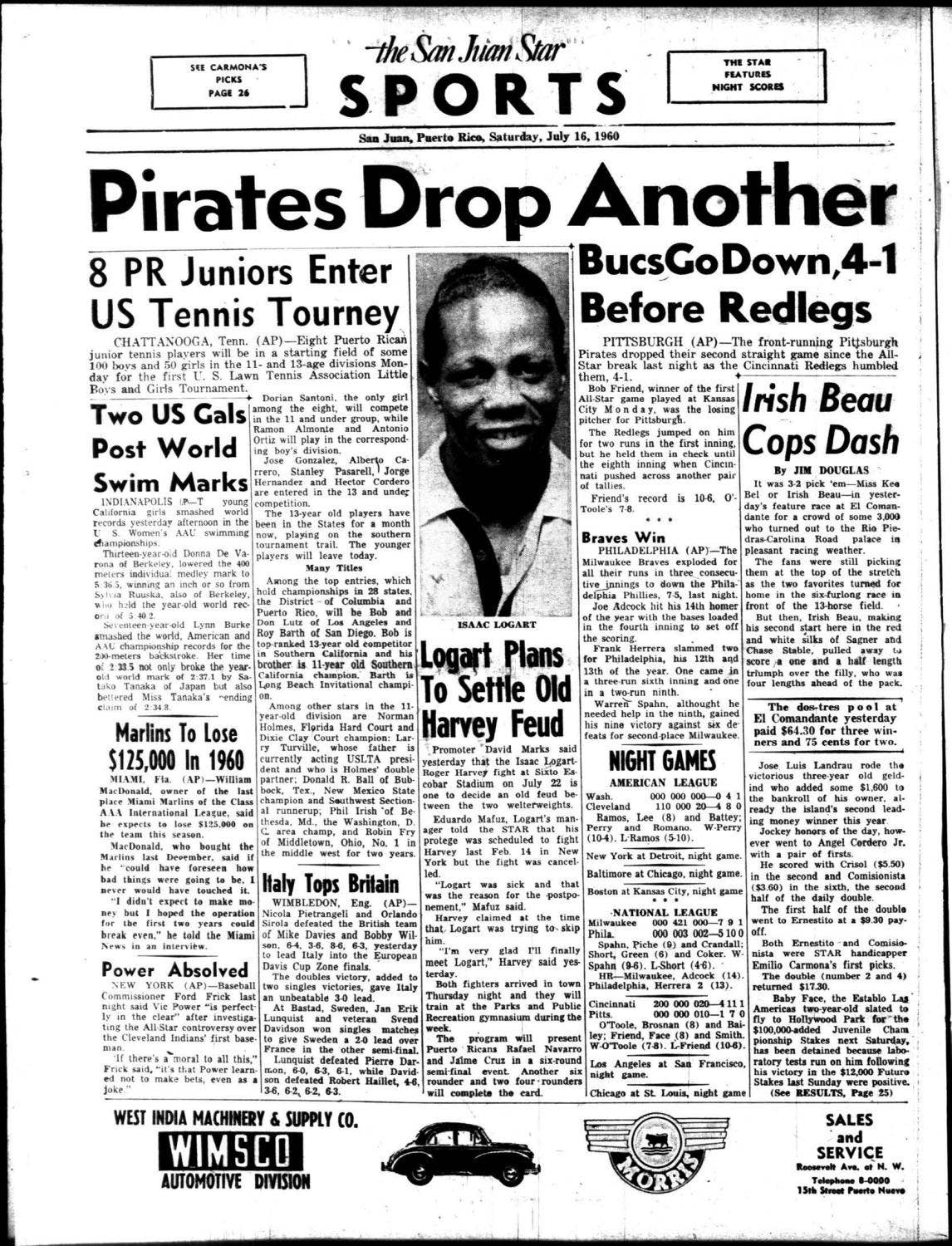The San Juan Star (July 16, 1960) by La Colección Puertorriqueña - Issuu