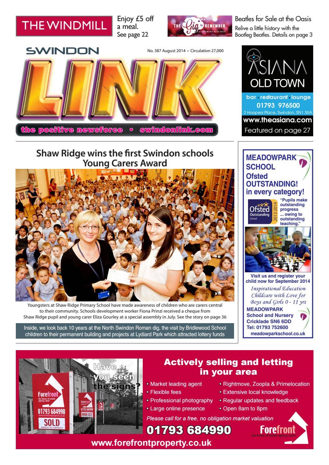 August 2014 Swindon Link by swindonlink6 - Issuu
