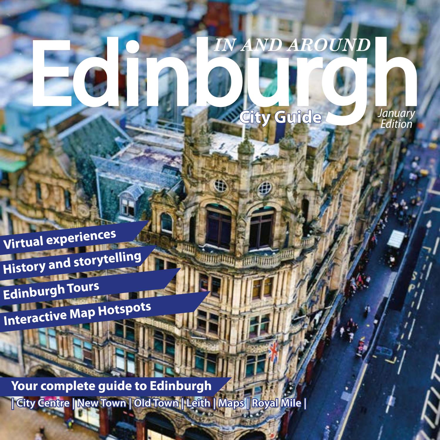 In & Around Edinburgh Guide | January 2021 by Downtown CityMaps ...