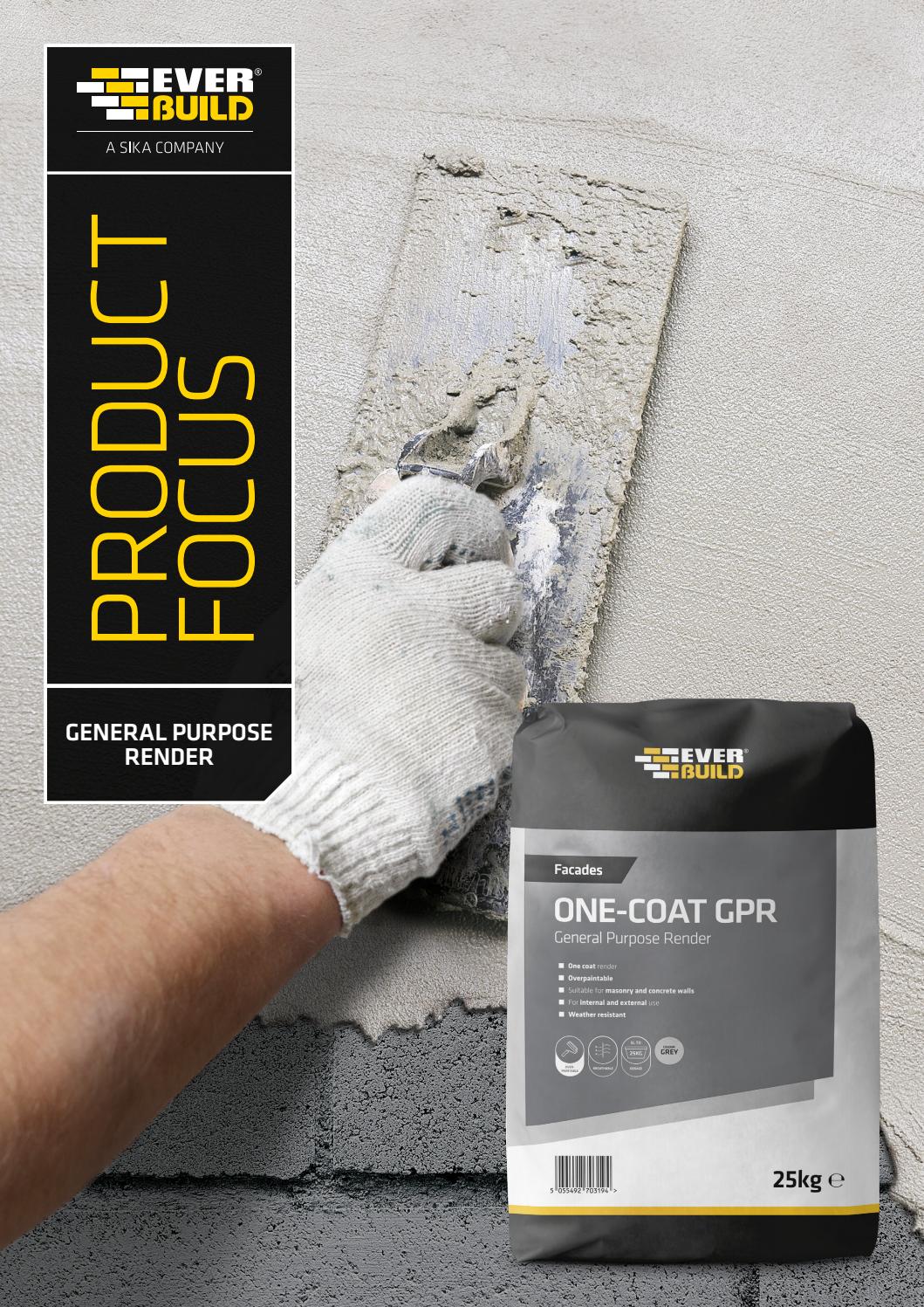 Sika Everbuild General Purpose Render Product Focus by Sika Everbuild ...