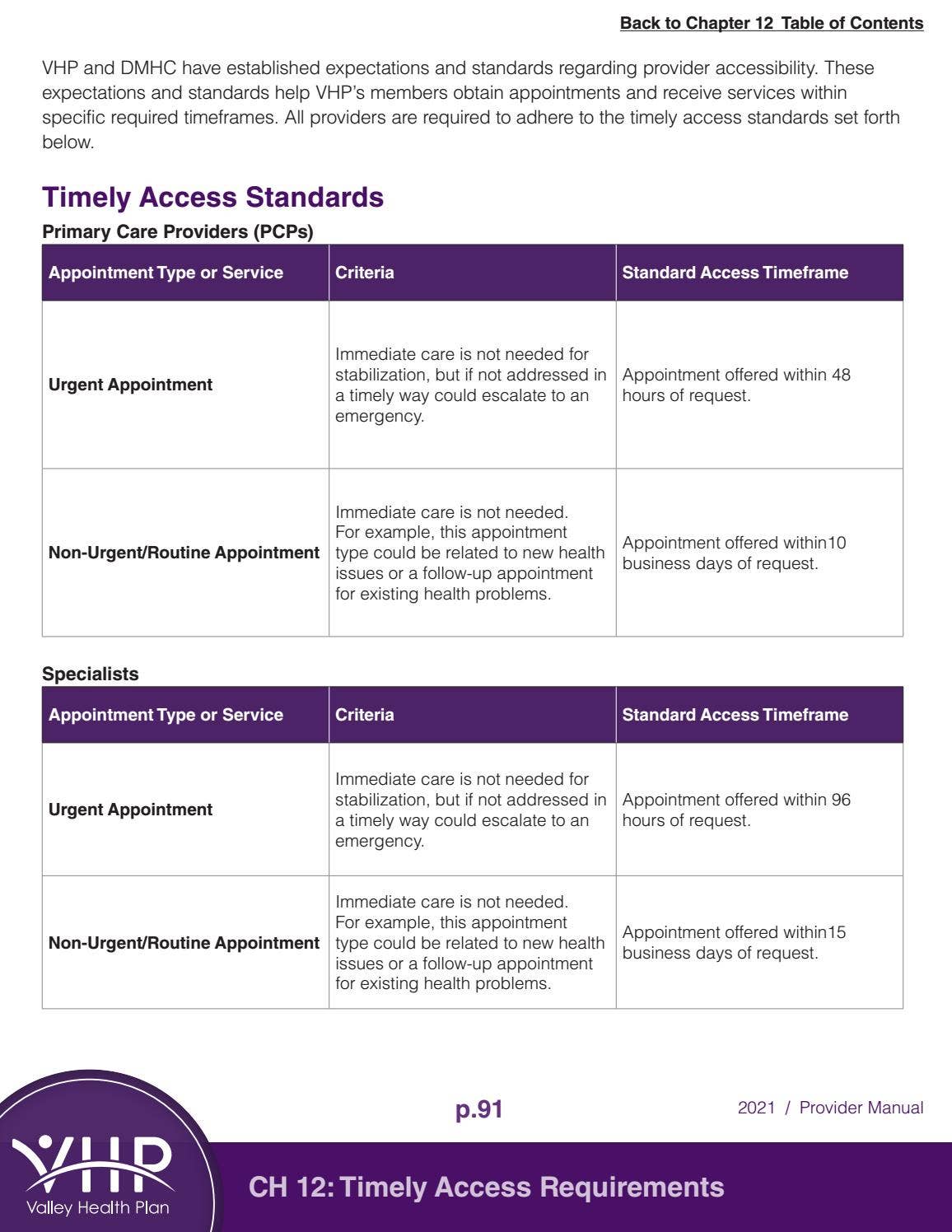 2021 VHP Provider Manual by Valley Health Plan - Issuu
