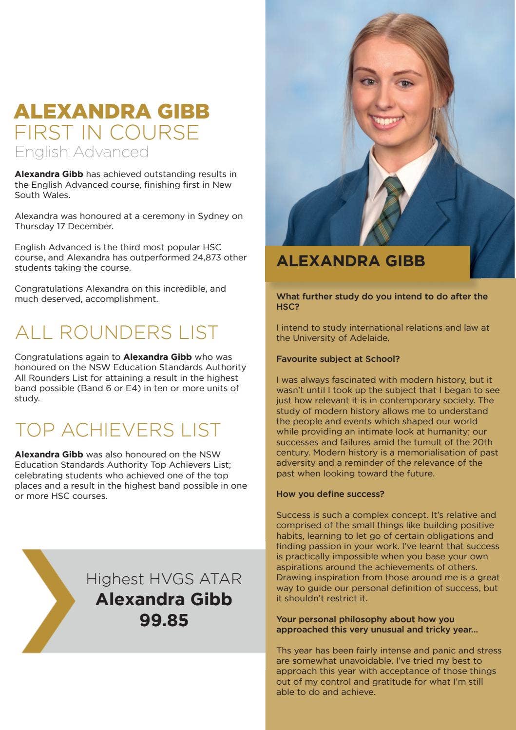 Celebrate Magazine - Year Twelve 2020 by Hunter Valley Grammar School ...