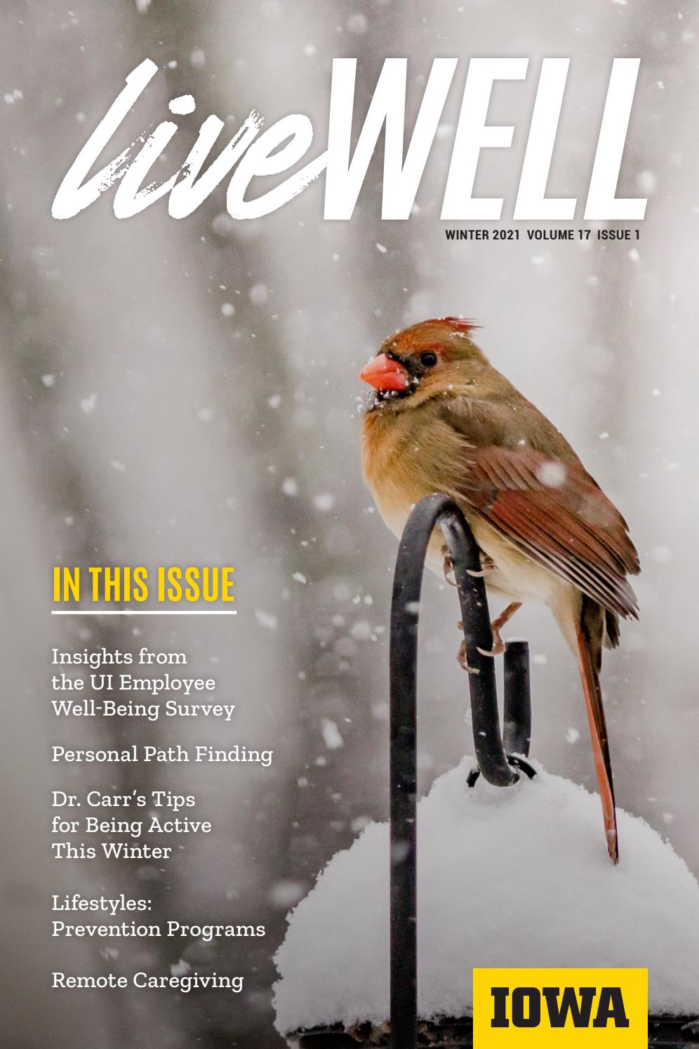 liveWELL 2021 Winter Employee Well-Being Newsletter by liveWELL program at University of Iowa ...
