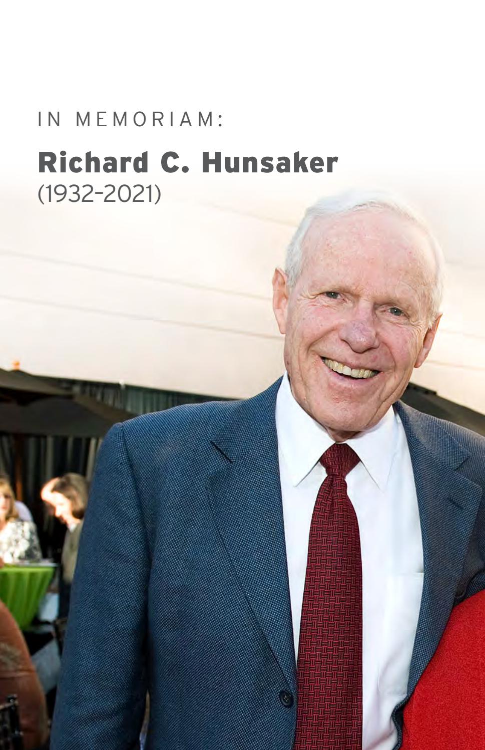 In Memoriam: Richard C. Hunsaker by The Wooden Floor - Issuu