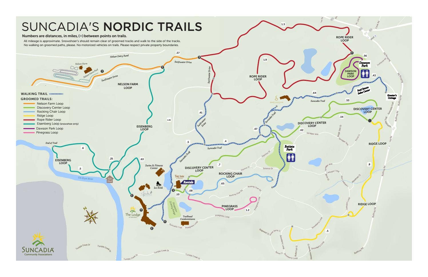 Suncadia Nordic Trail Map by Suncadia Resort - Issuu